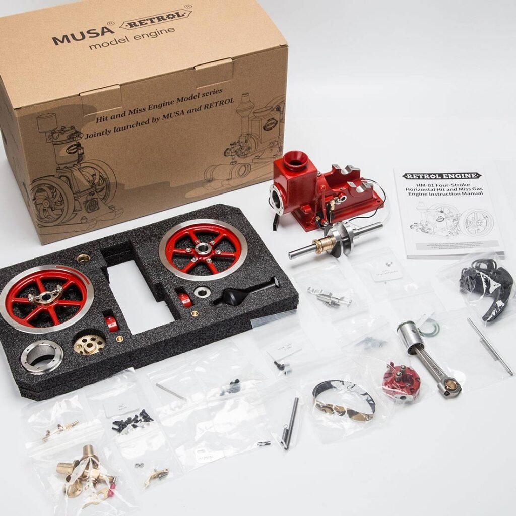 HM-01 7cc Antique Hit and Miss Engine Stationary Engine - senlomodel.com